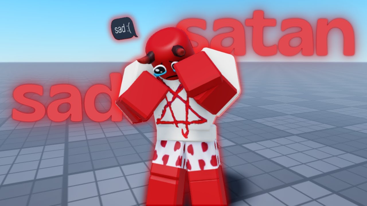 JOGAMOS SAD SATAN NO ROBLOX, PEGAMOS TROJAN!? (e no final battlegrounds ...