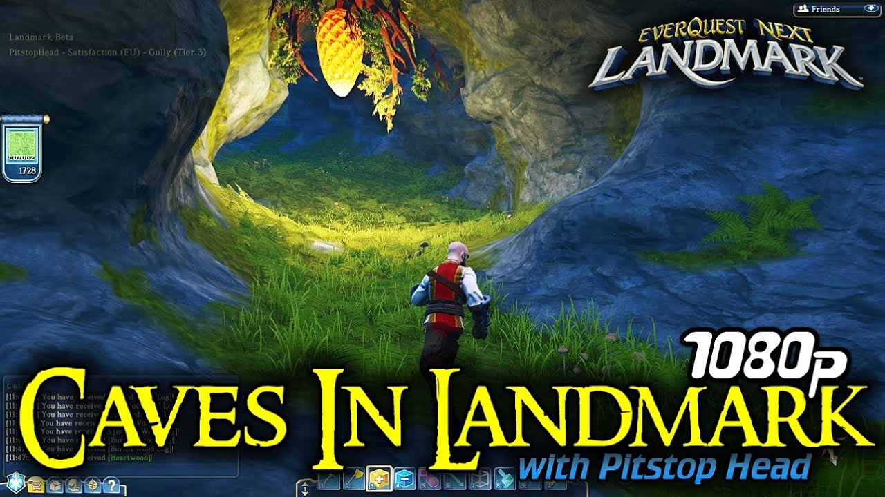 Caves in Landmark | Everquest Next Gameplay - YouTube
