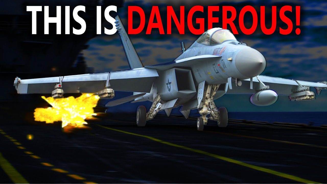 The HORRIBLE Problem When An Arresting Cable Breaks on Navy Aircraft ...