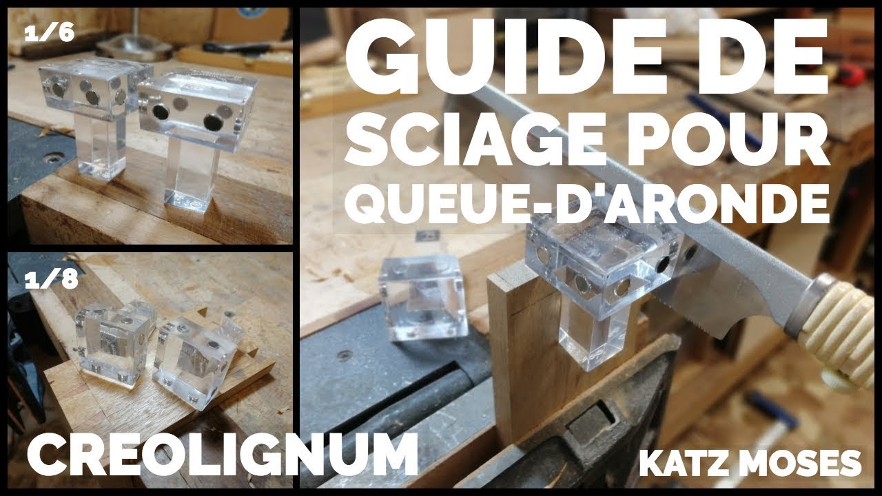 Technique de menuiserie: Realiser des queues d'aronde facilement - YouTube
