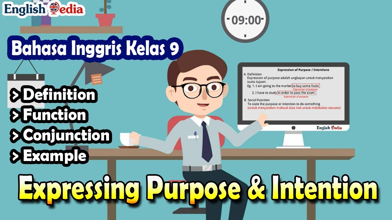 Expressing Purpose/Intention | Kelas 9 SMP | To, In Order To, So That ...