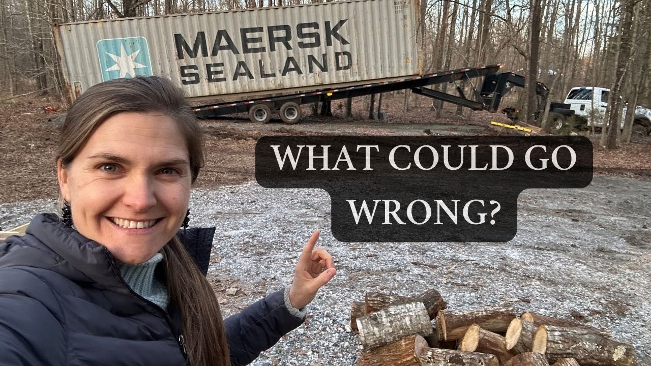 Shipping Container: Site Prep, Purchase and Delivery - YouTube