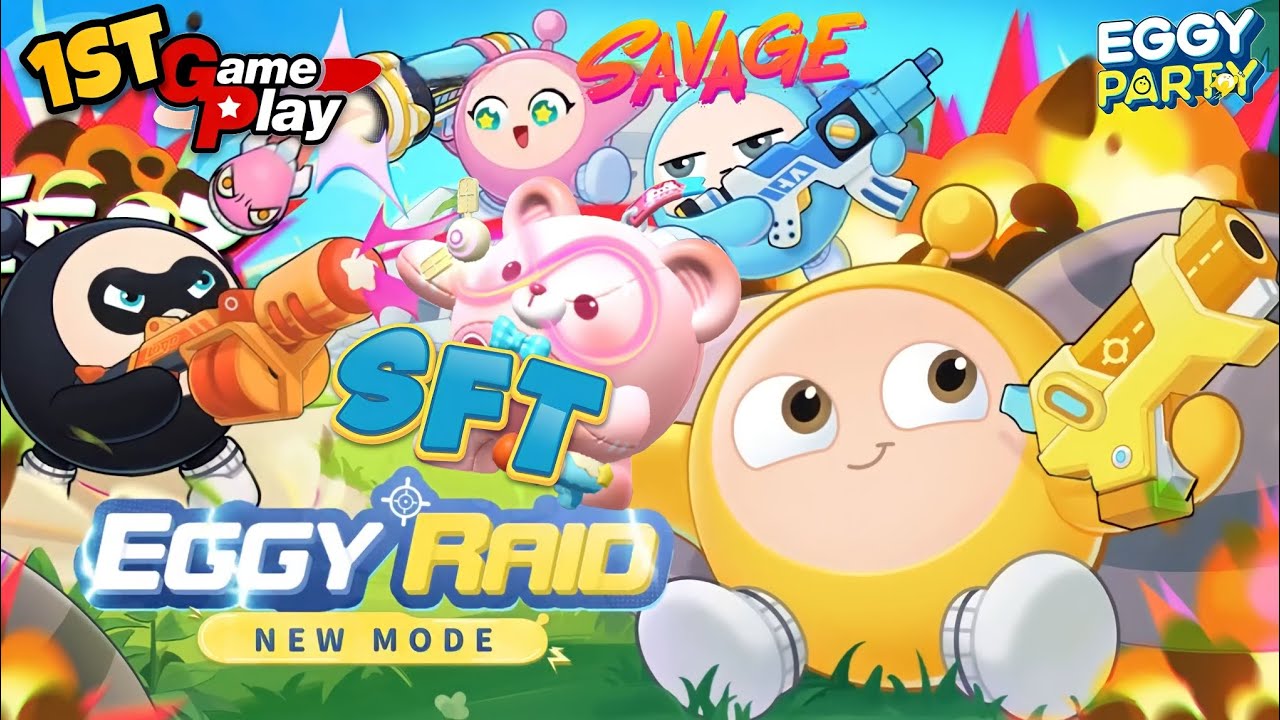 EGGY PARTY | PLAYING EGGY RAID COOL INVASION WITH SFT! - YouTube
