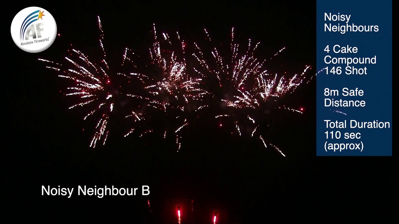 Noisy Neighbour by Absolute Fireworks, sold by The Big Firework Shop ...