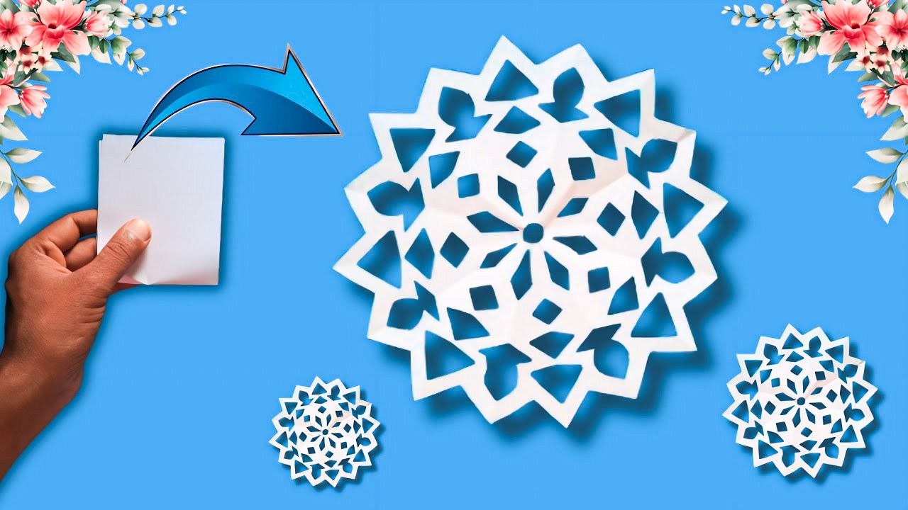 Paper Snowflakes | How to Make Paper Snowflakes Out of Paper | Easy ...