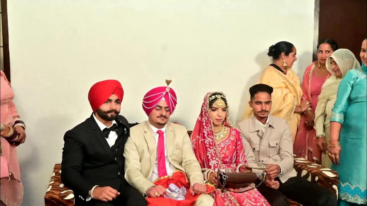 #live Wedding Ceremony Hardeep Singh Mann & Harpreet Kaur By Mann Studio Cont. 94781-66434 - YouTube