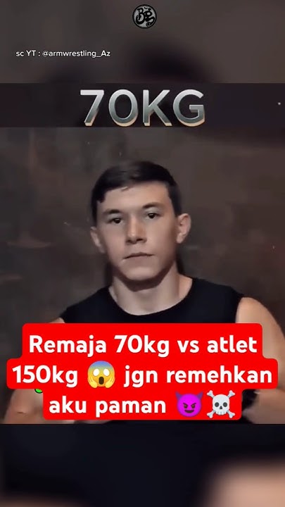 70kg vs 150kg ☠️😈🔥😱 GK ngot4k nih bocah 😵‍💫. #boxing #boxingskill #fight #mma #bangghalyh - YouTube