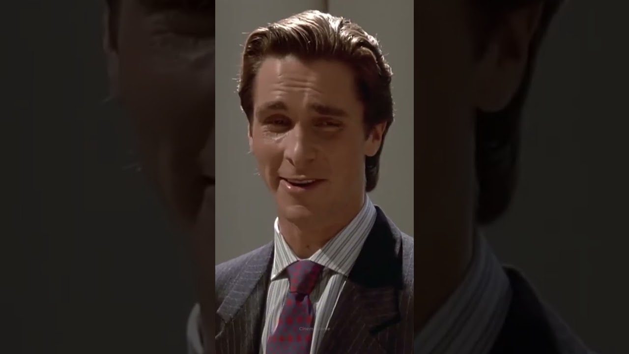 Christian Bale as Patrick Bateman 😎 | 🎥 American Psycho - YouTube