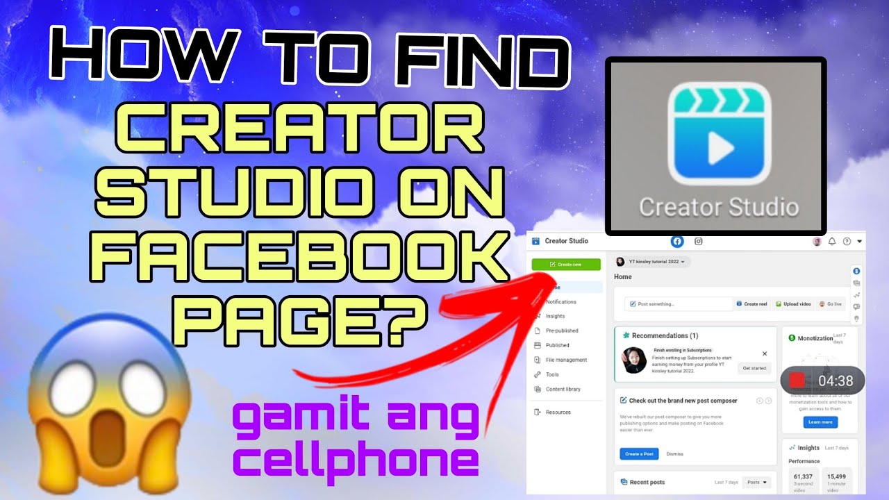 How to find creator studio on facebook page? step by step tutorial ...