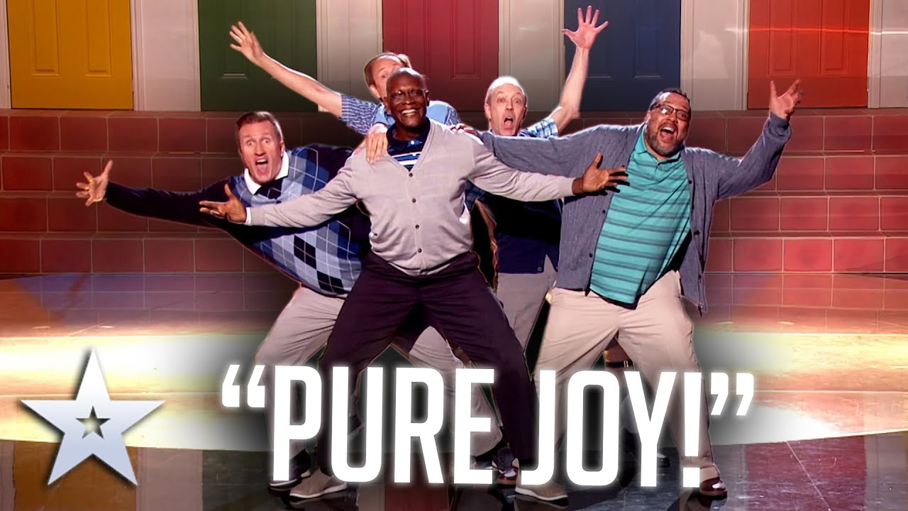 Age is no excuse for these FIVE DANCING DADS! | Live Shows | BGT Series 9 - YouTube