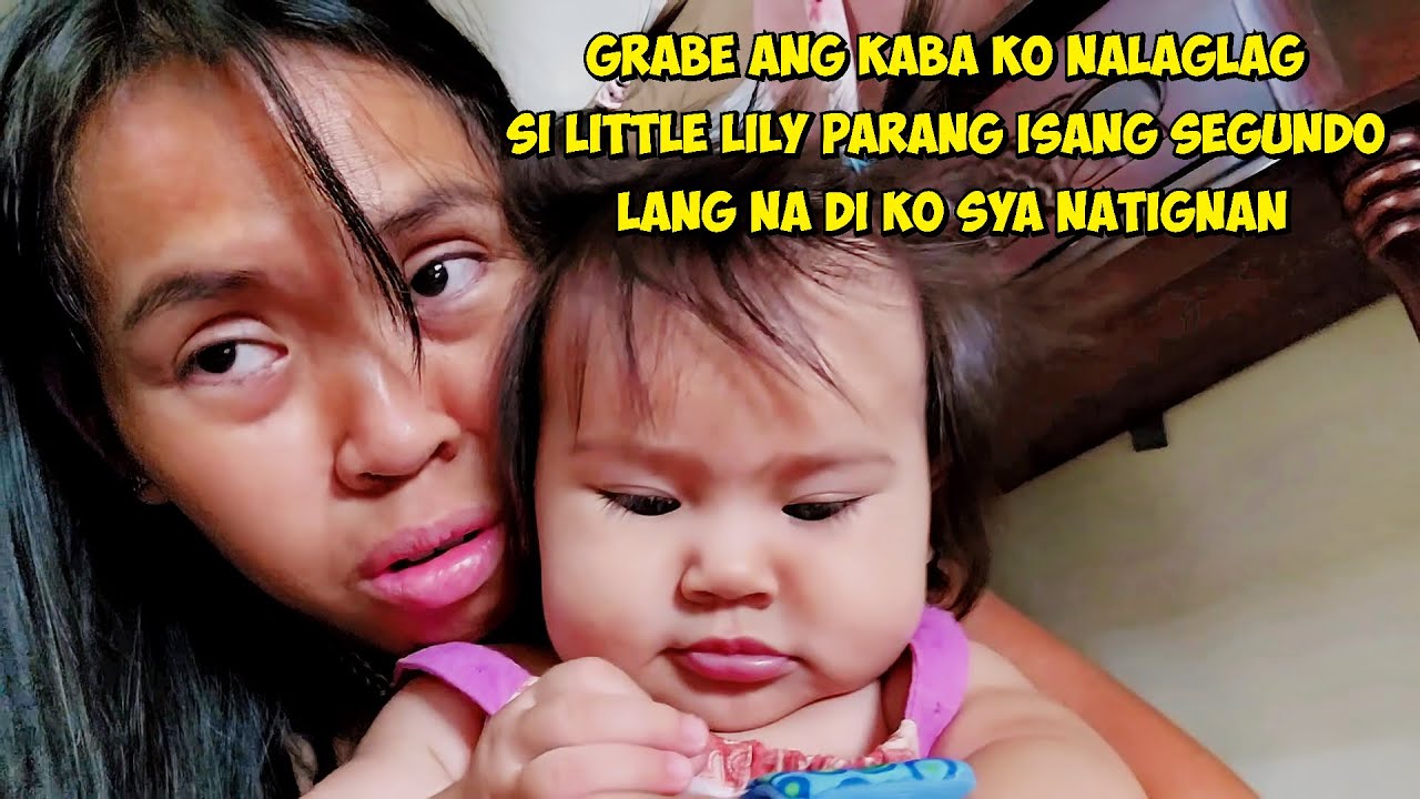 Grabe ang kaba ko nalaglag si Little Lily parang isang Segundo lang na ...