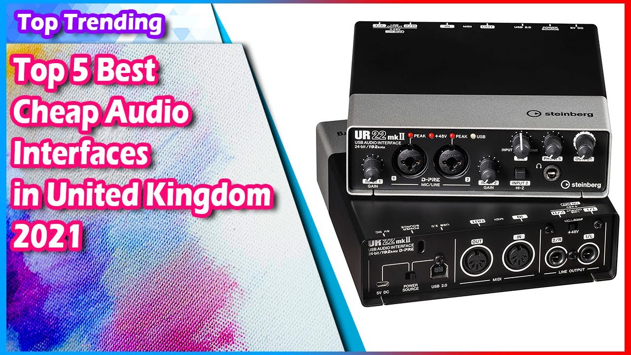 Top 5 Best Cheap Audio Interfaces in United Kingdom 2021 - Must see ...