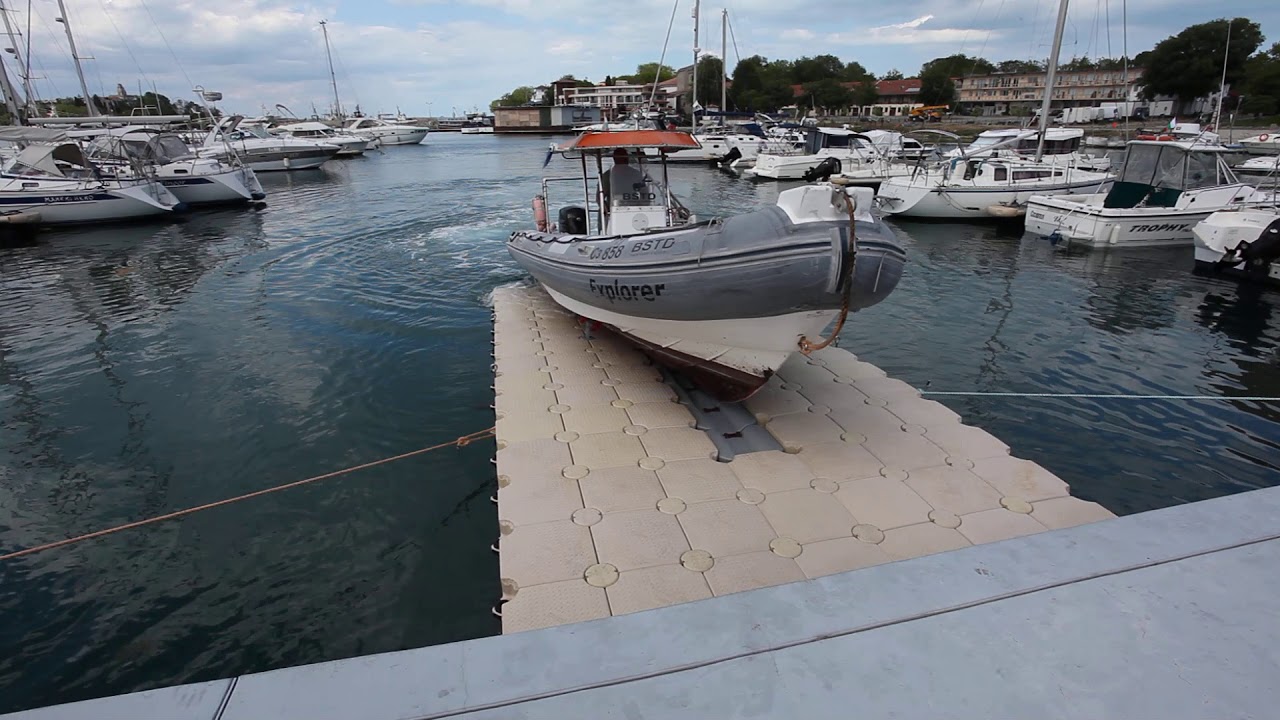 BulDock - Modular Floating Pontoon Dock | Boat Slider Platform Tests ...