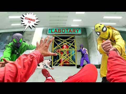 How Did Bros 8 Spider-Man Helped ZOMBIES in Abandoned LABORATORY ?? ( Antidote Action POV )
