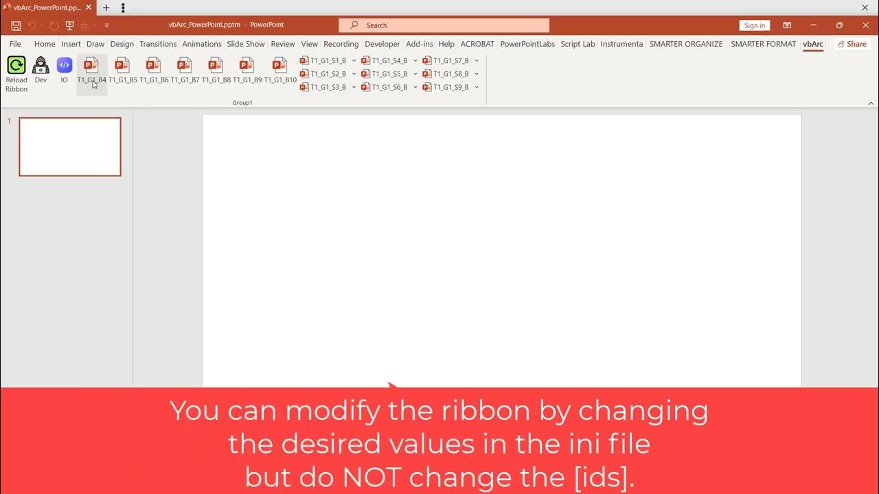 VBA Powerpoint : Dynamic Ribbon + Code Exporter + Edit Addins - YouTube