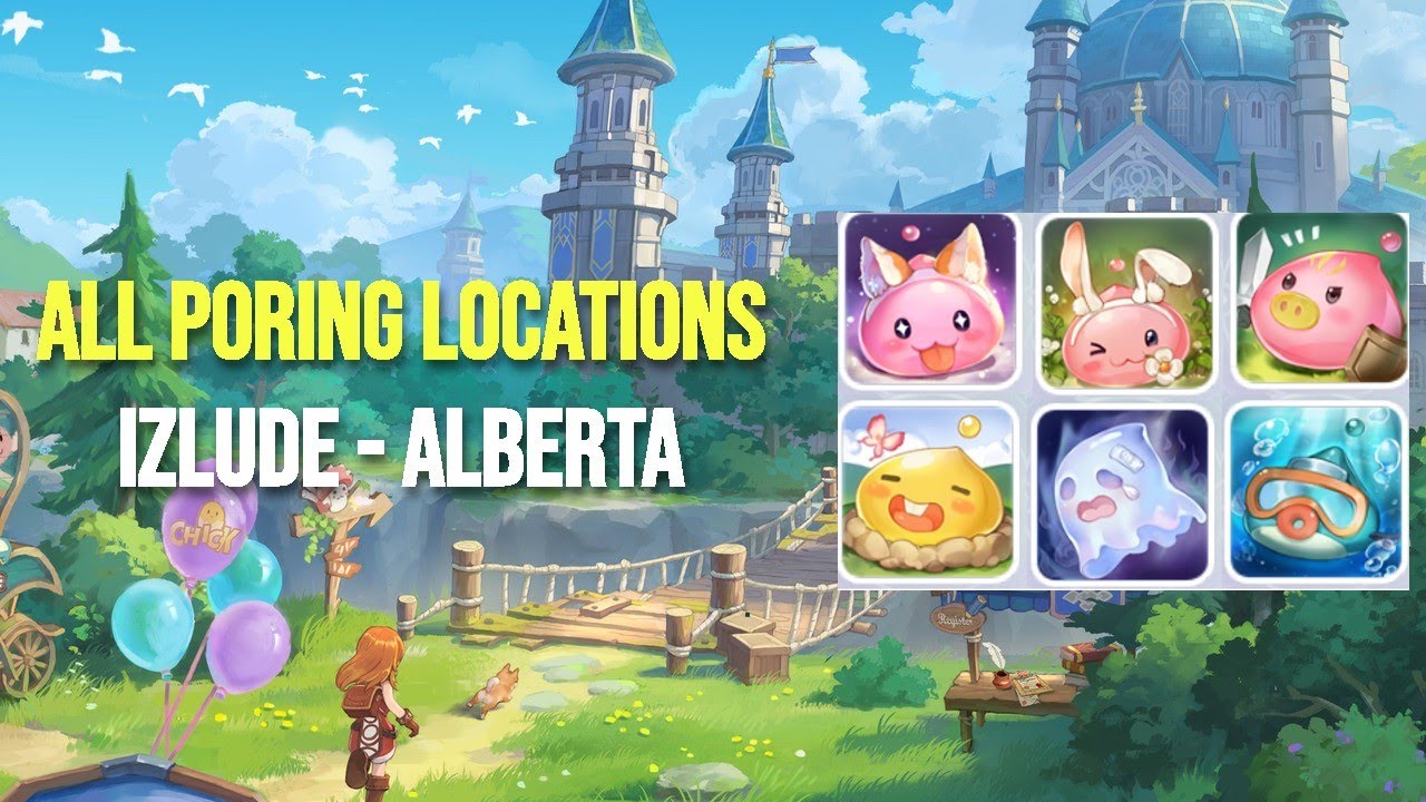 RAGNAROK ORIGIN LNA PORING LOCATIONS IZLUDE E ALBERTA - YouTube