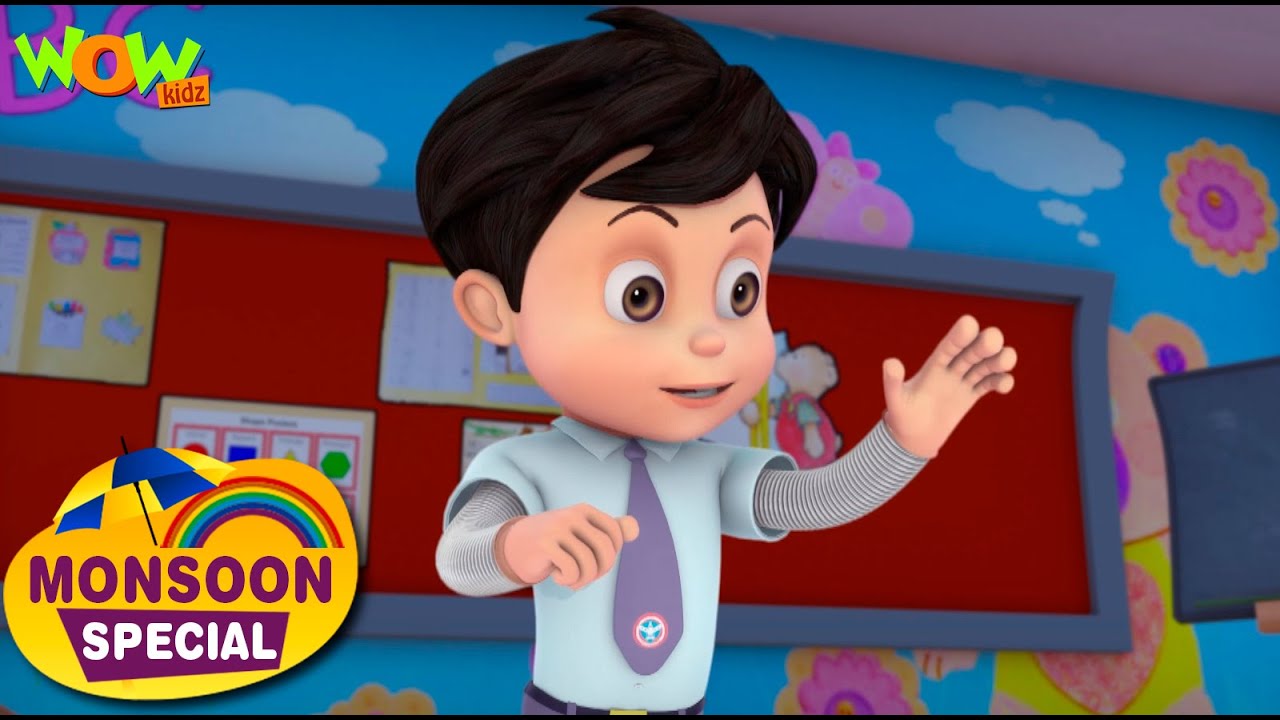Vir And School | Vir The Robot Boy Monsoon Special Compilation | 28 ...