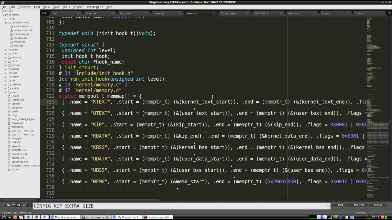 F9 microkernel & ARM hypervisor - Week 2 - Memory pool introduce (10/23) - YouTube