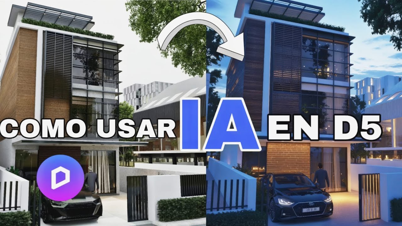 ASI se usa la IA de D5 render| Trabaja Rápido y Fácil - YouTube