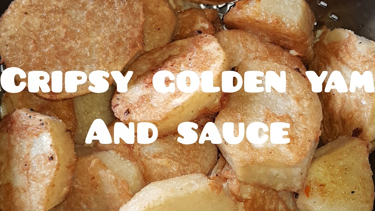 Crispy Golden Yam with Sauce | Quick & Tasty Breakfast - YouTube