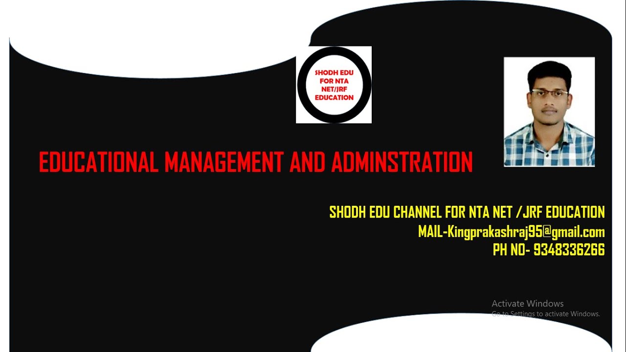 EDUCATIONAL ADMINISTRATION AND MANAGEMENT YouTube educational-administration-and-management-youtube