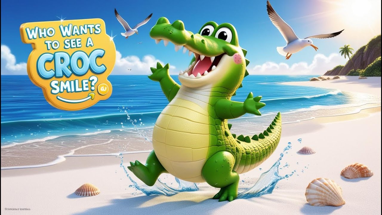 Crocodile Swim Swim – Who Wants to See a Croc Smile? Fun Children's ...