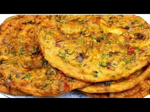 #Food World |Basan wala Nan fry |Fry Nan Recipe|Nan Pakora Recipe|Bazar ...