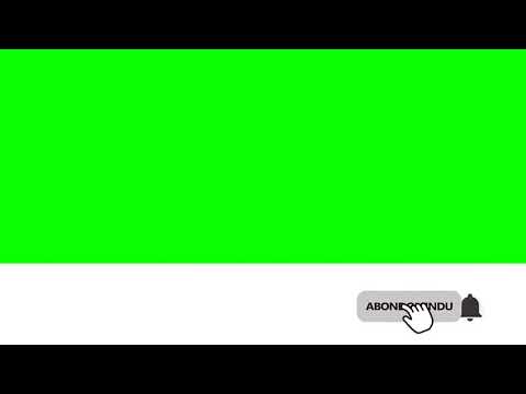 MÜKEMMEL ABONE OL BUTONU- GREEN SCREEN/CHROMAKEY