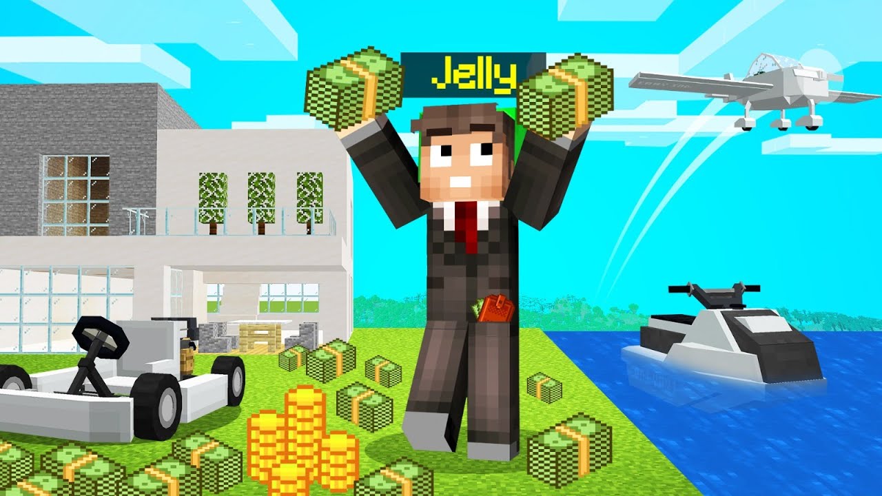 Playing MINECRAFT As A BILLIONAIRE... - YouTube