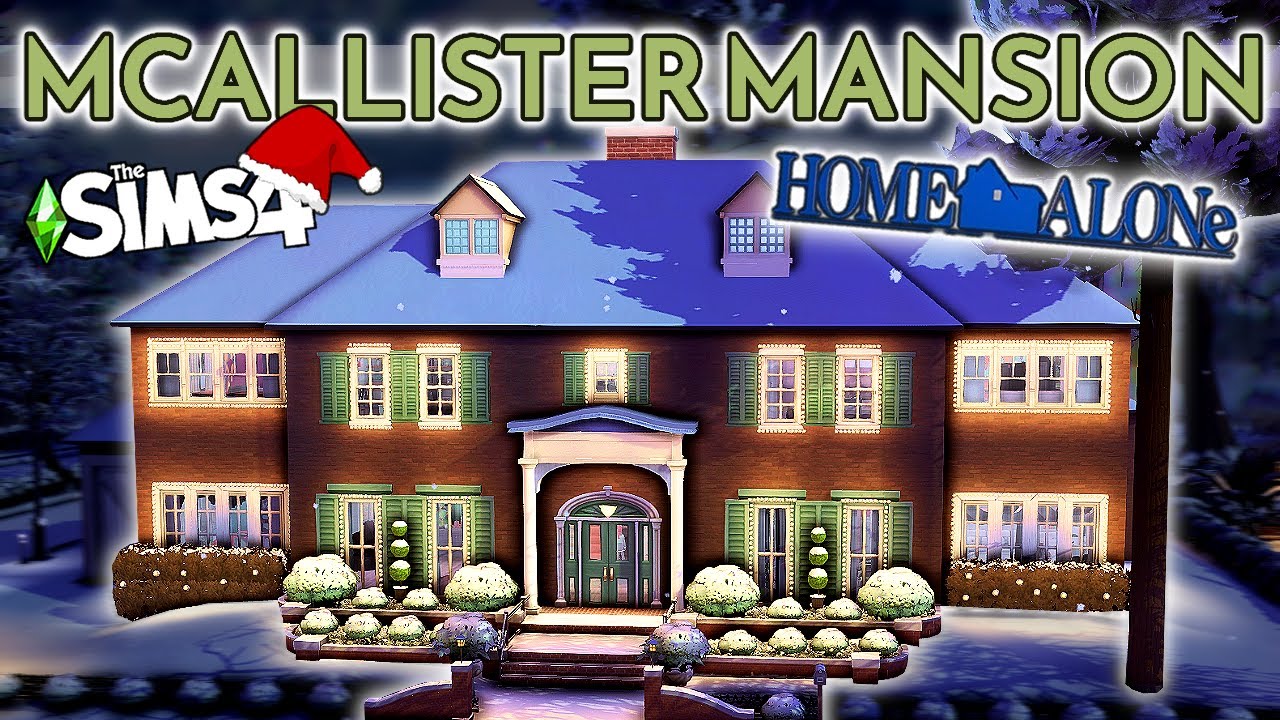 MCALLISTER MANSION | Home Alone | Christmas Series 2021 | Sims 4 Speed ...