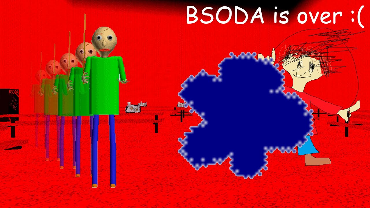 Baldi is Super Fast, but I have NO Infinite BSODA - Baldi's Basics ...