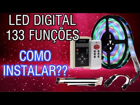 LED DIGITAL - COMO INSTALAR LED DIGITAL - FITA DE LED DIGITAL - YouTube