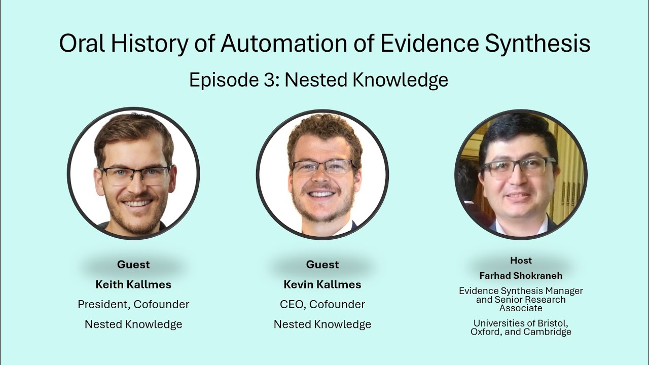 Episode 3. Kevin and Keith Kallmes - Nested Knowledge - YouTube