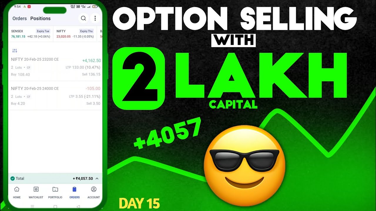 Option Selling With 2 Lack | Live Intraday trading Nifty and Banknifty ...