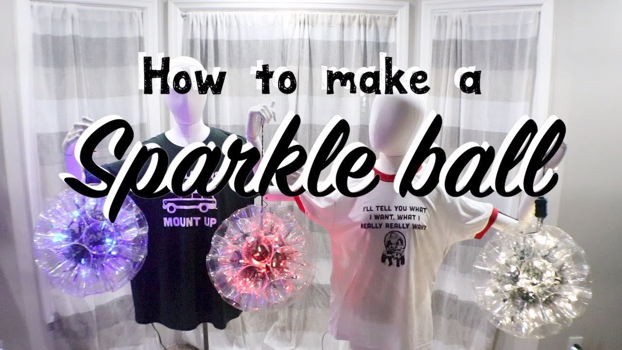 How to make a sparkle ball - YouTube