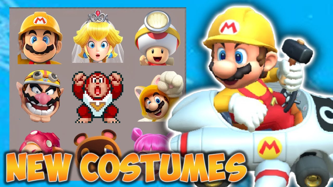 Mario Kart 8 Deluxe - New Alternate Costumes! - YouTube