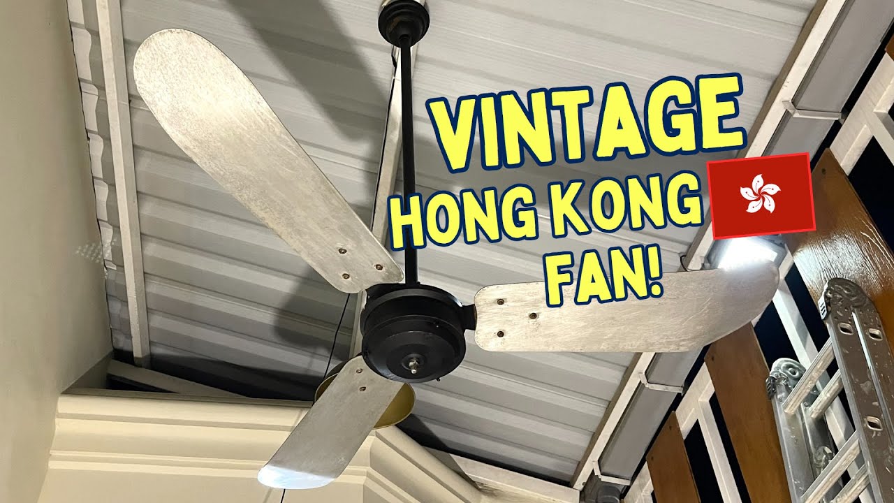 1950’s DEMC 56” Ceiling Fan | Pre Restoration! - YouTube