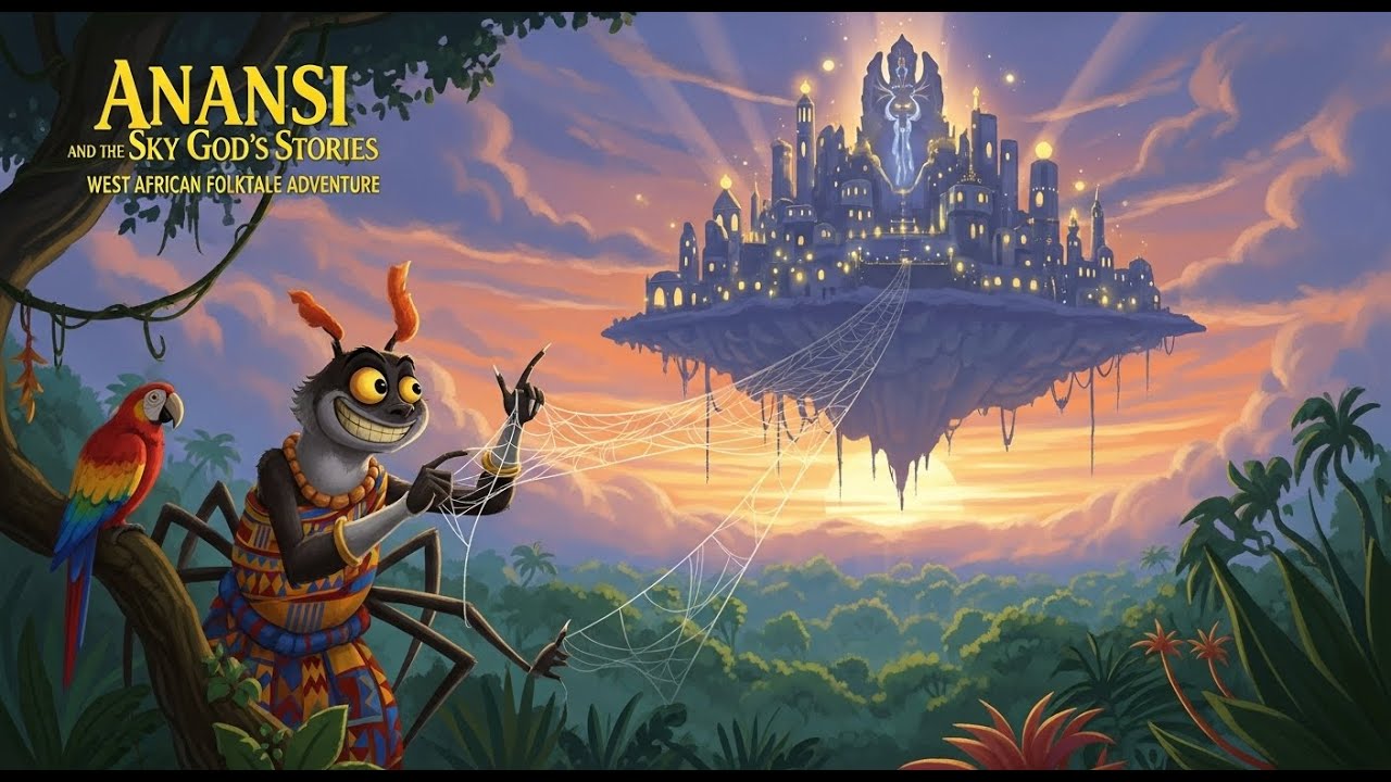 Anansi and the Sky God’s Stories | West African Folktale Adventure # ...