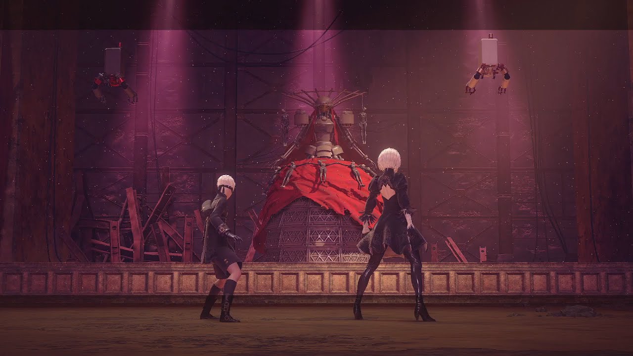 NieR Automata #3 La robot rota y el pueblo mecanico - YouTube