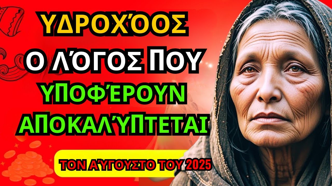 ΥΔΡΟΧΟΕ ♒ 😱 ΜΙΑ ΚΡΥΜΜΕΝΗ ΑΛΗΘΕΙΑ ΑΠΟΚΑΛΥΠΤΕΤΑΙ ΑΥΓΟΥΣΤΟ 2025! 🔮 - YouTube