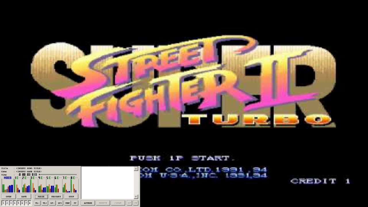 SPC700 Arrangement Super Street Fighter 2 Qsound intro snes remix - YouTube