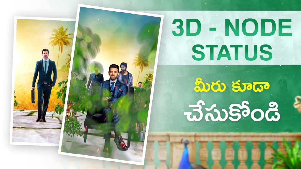 3D Full Screen Node Video Editing || Full screen 3D Status Video ...