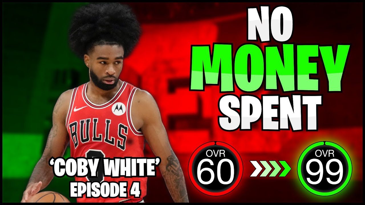 Coby White PG 60 to 99 OVR No Money Spent ONLINE ONLY in NBA 2k24 ...