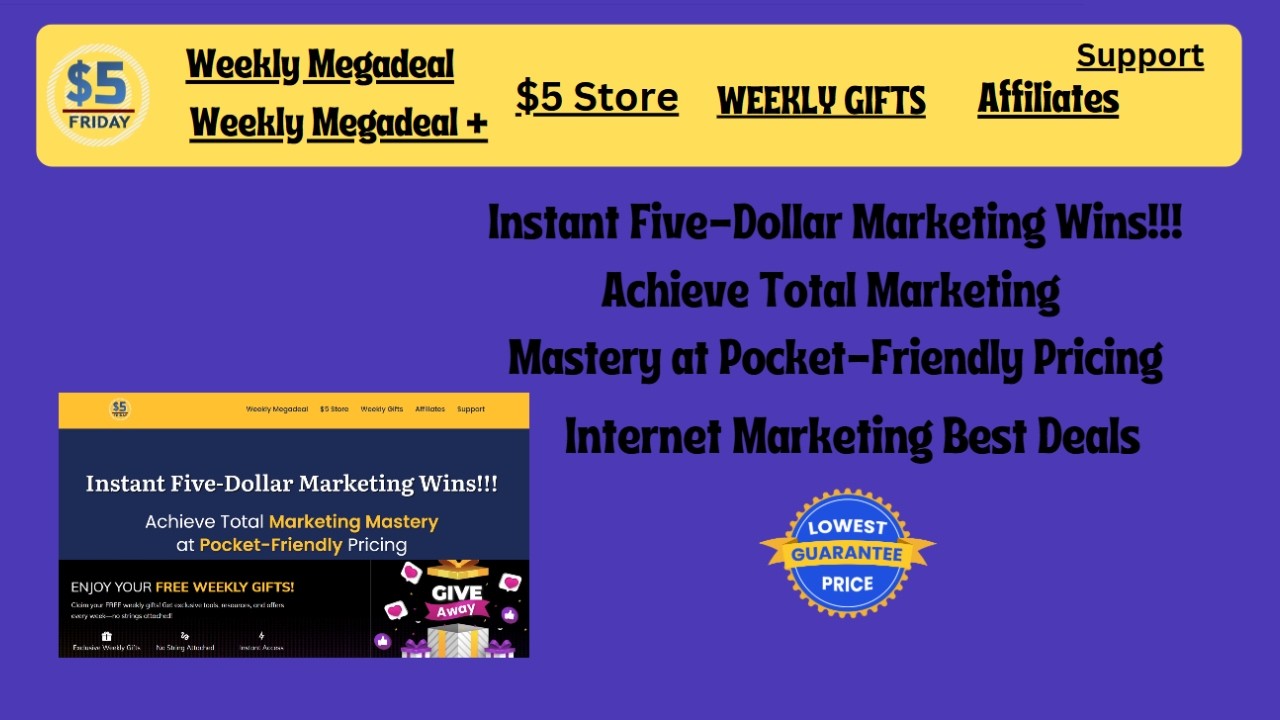 Unlock 50% Commissions with the New 5 Dollar Friday 2.0 Affiliate ...