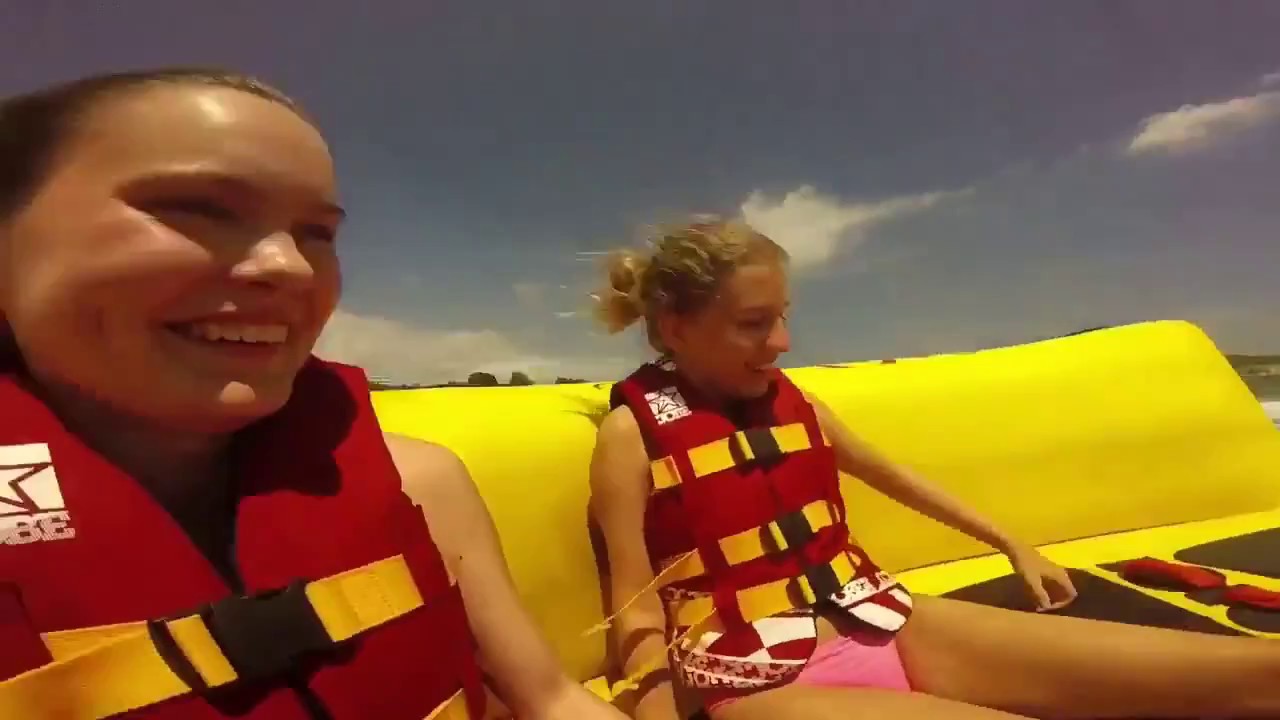 Caught on camera; Girl falls off fast-speeding boat - YouTube