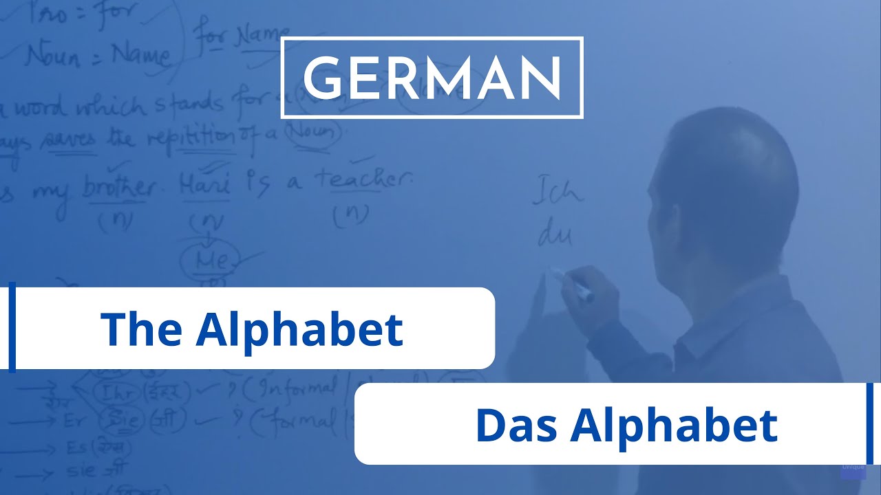 Das Alphabet || The Alphabet || German basics || Contact No ...