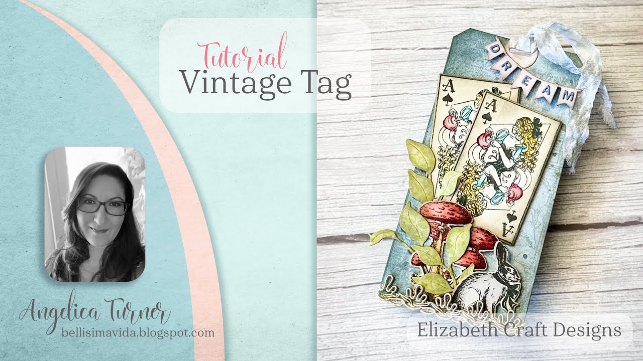Vintage Inspired Tag - Alice in Wonderland - YouTube