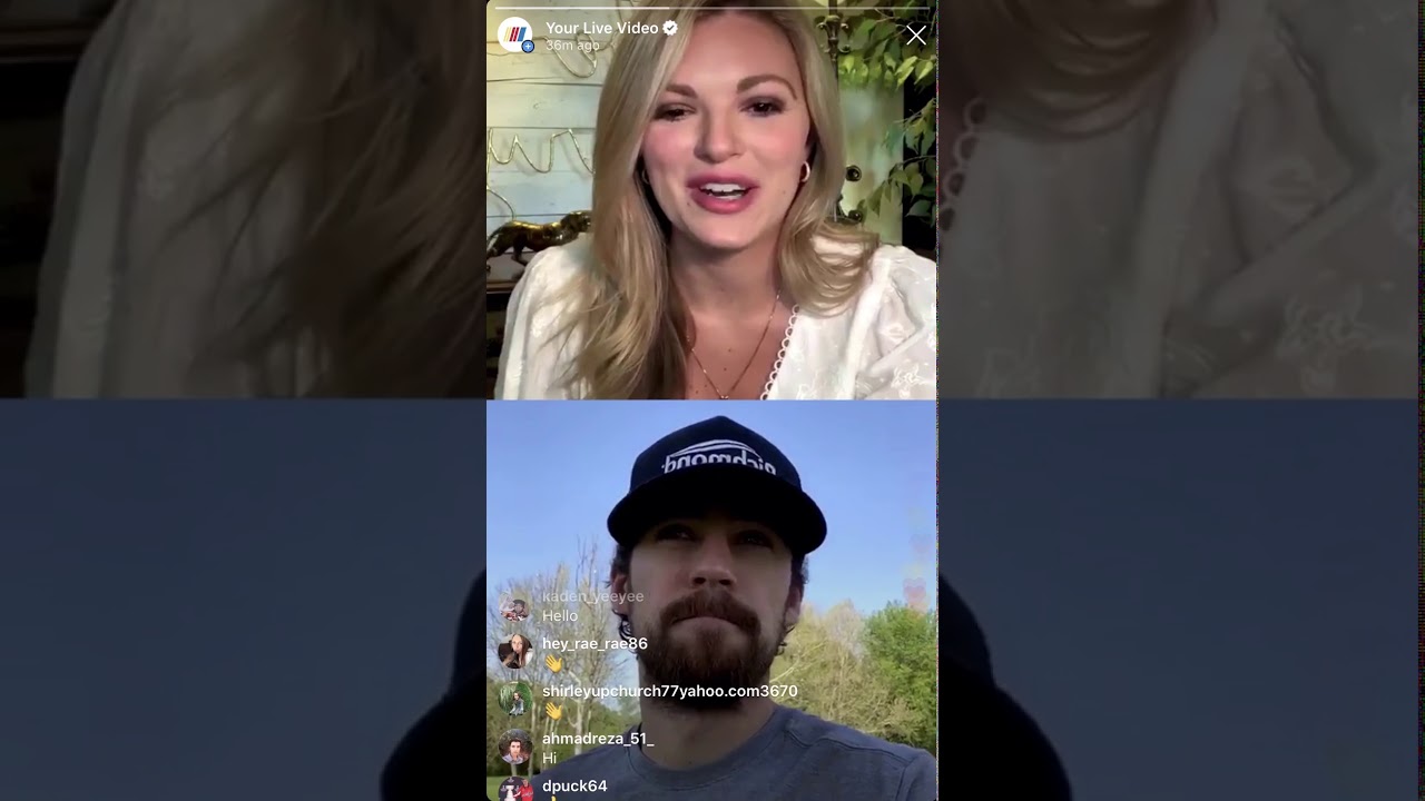 Ryan Blaney on Instagram Live | NASCAR - YouTube