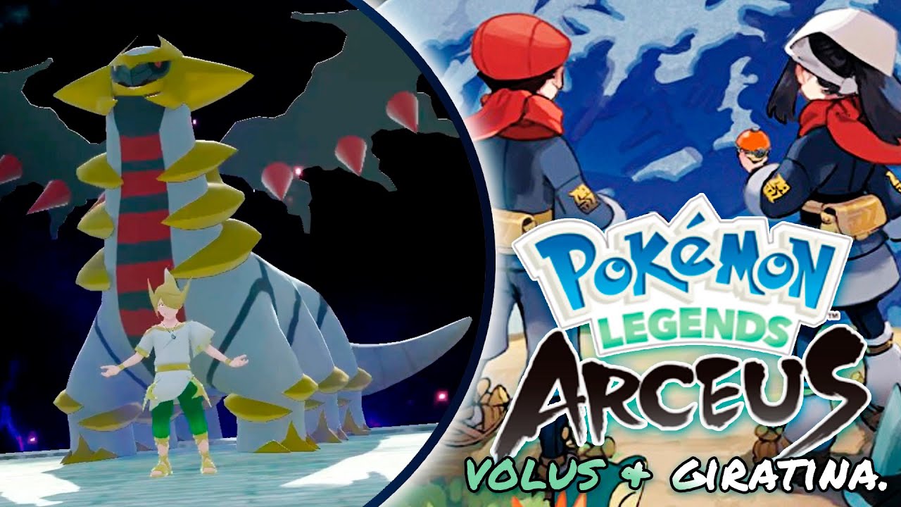 ¡VOLUS & GIRATINA, COMBATE en DIRECTO! ~ LEYENDAS POKÉMON: ARCEUS ...