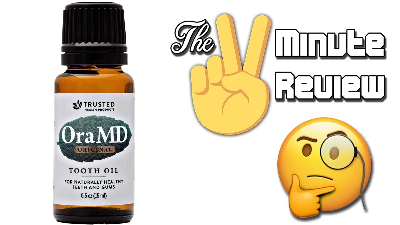 The 2 Minute Review - OraMD Original Tooth Oil - YouTube